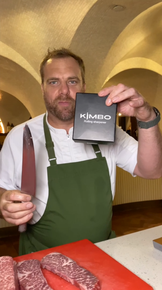 Kimbo Black Rolling Sharpener – Kimbo.official