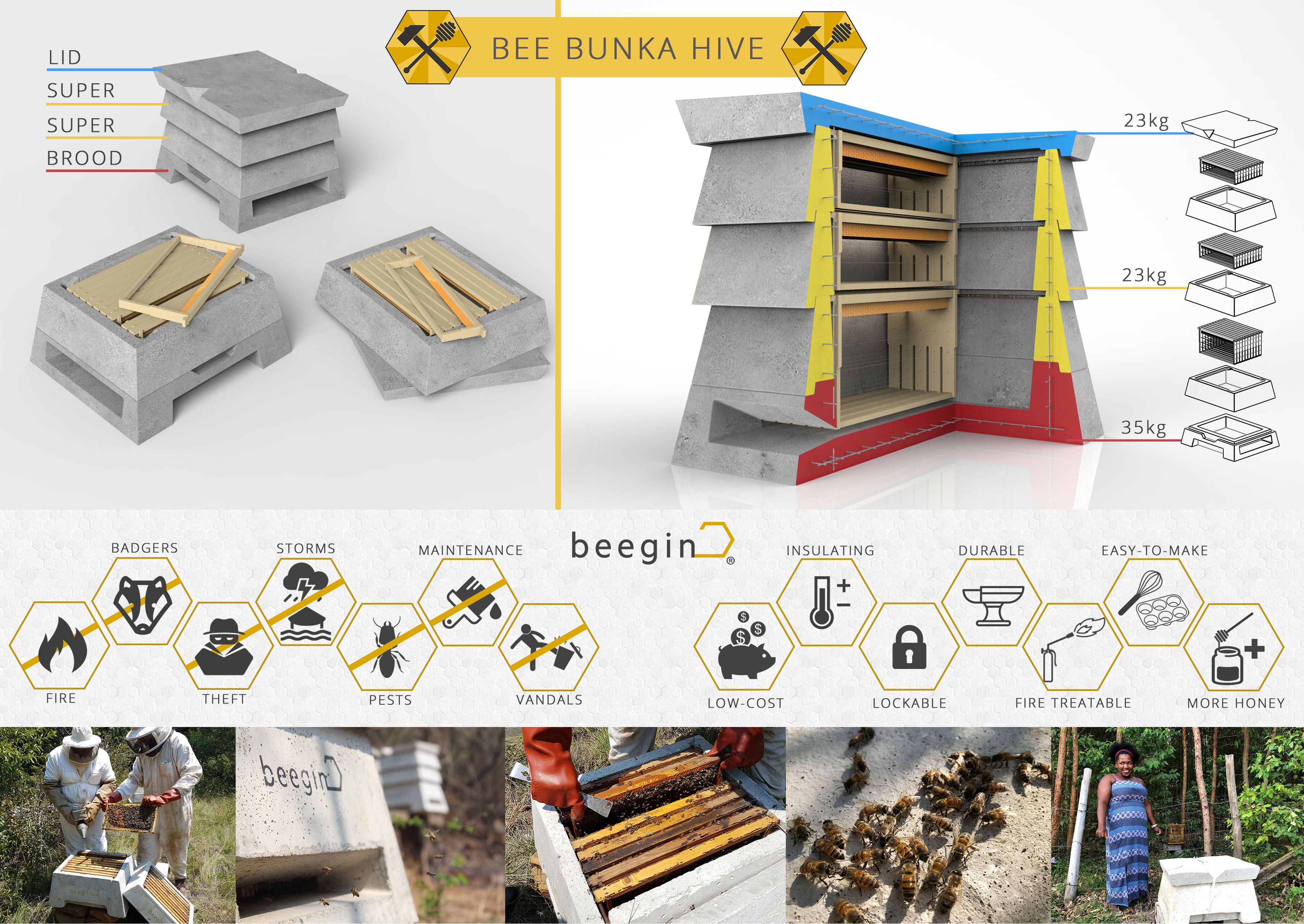 Beegin - Bee Bunka Moulds - Good Design