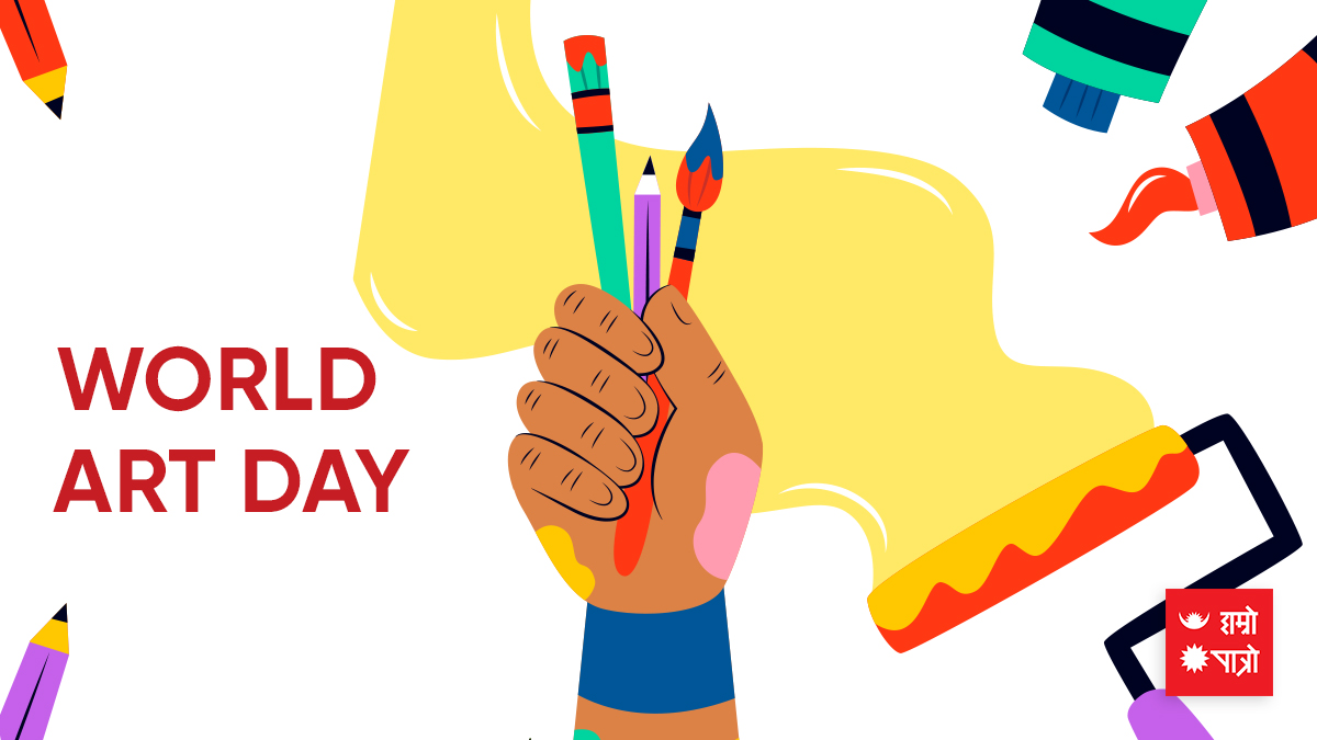 World Art day | Hamro Patro