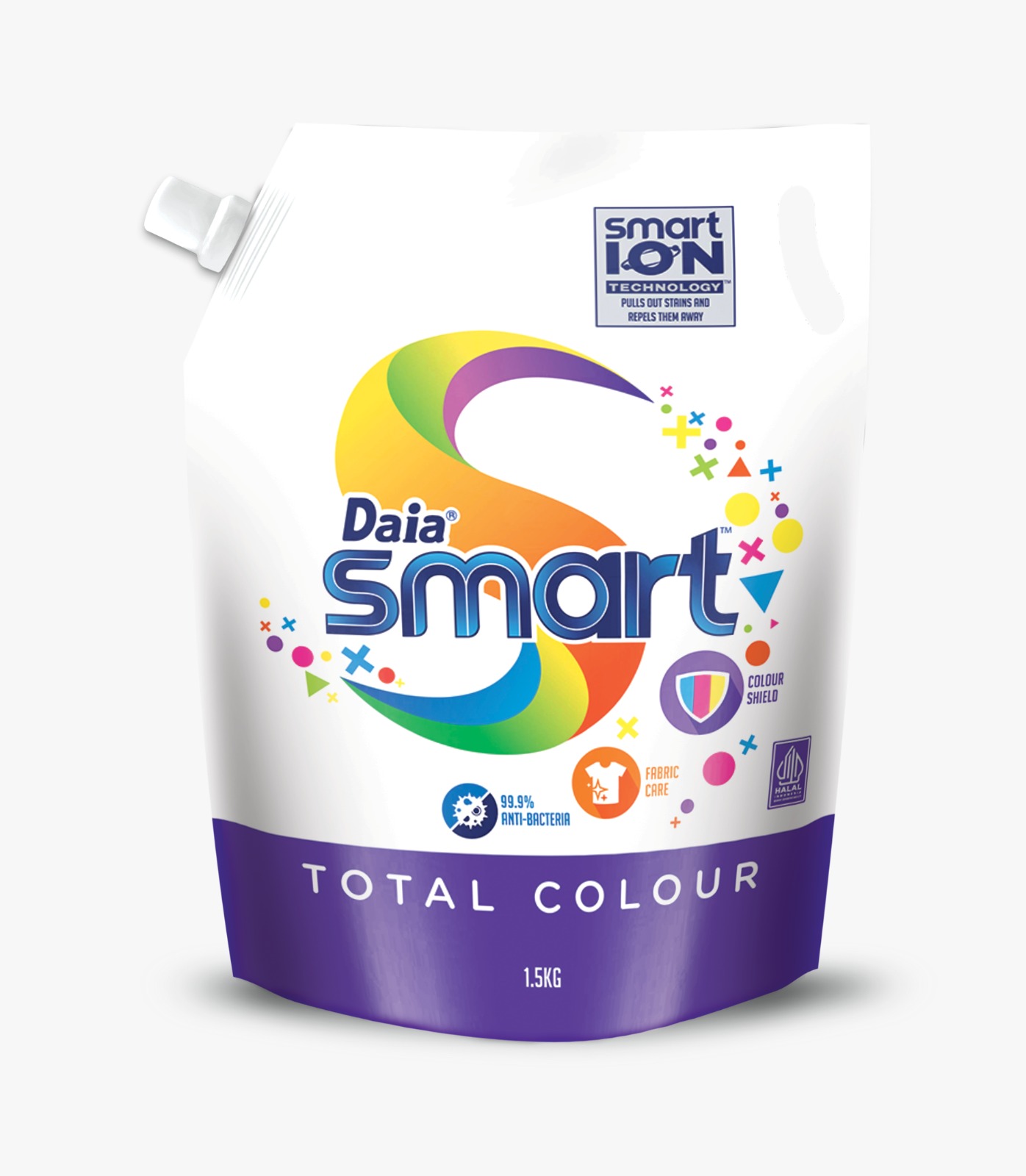 Daia Smart Liquid Detergent Pouch Colour (8 x 1.5kg)