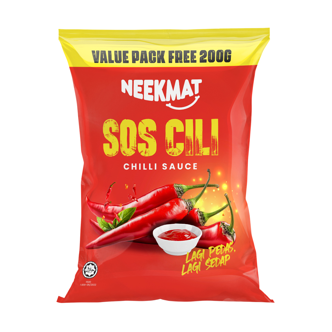 Neekmat Sos Cili 12 Pouch x 1kg
