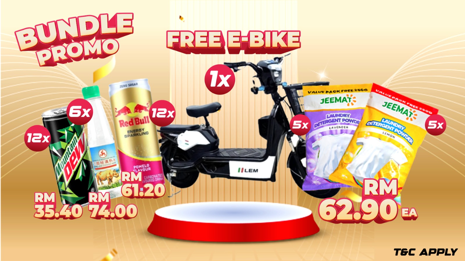 FREE SCOOTER E-BIKE X JEEMAT X DEW