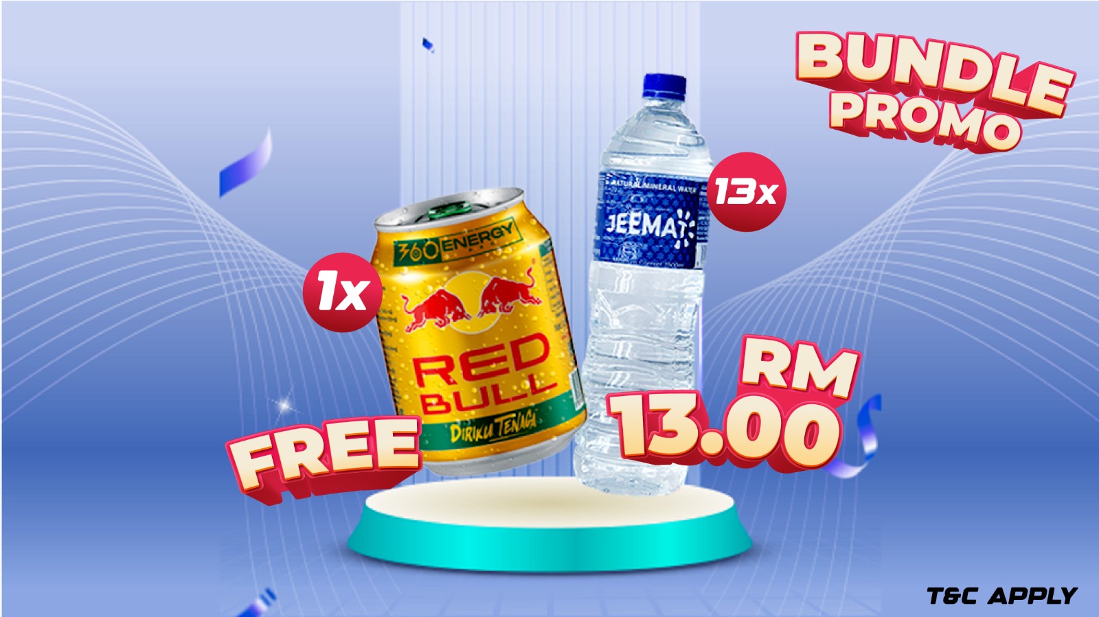 FREE RED BULL X JEEMAT MINERAL
