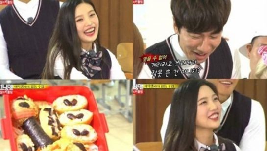 Joy (Red Velvet) tự tay chuẩn bị cơm hộp cho Lee Kwangsoo trên Running ...