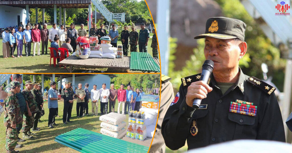 ឧត្តមសេនីយ៍ត្រី អ៊ុំ សុភា នាំយកអំណោយរបស់ សម្ដេចធិបតី និងលោកជំទាវ ...