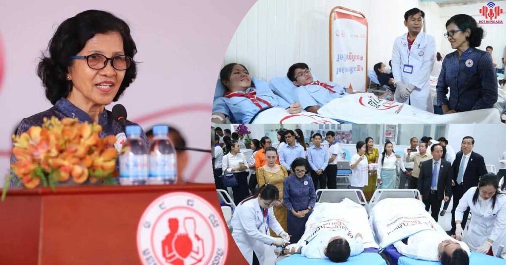 យុទ្ធនាការបរិច្ចាកឈាមក្នុងទិវានៃក្តីស្រឡាញ់ ក្រោមប្រធានបទ ...