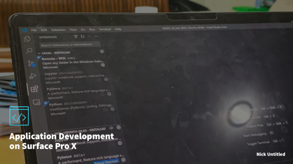 วิธีพัฒนาแอพลิเคชันบน Surface Pro X - Nick Untitled