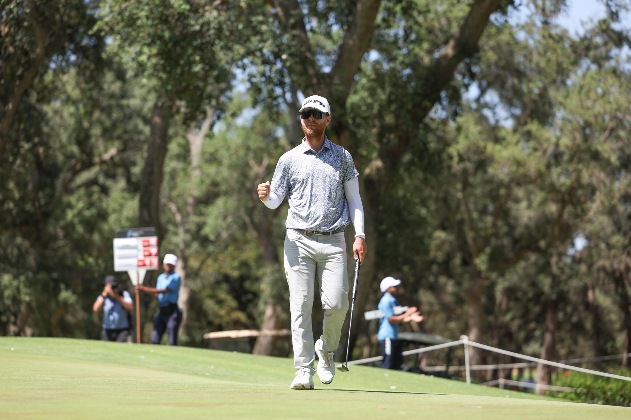 Scott Vincent of Zimbabwe. Picture by Steve Bardens/Asian Tour