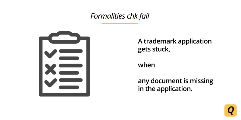 What is "Formalities Chk Fail" in Trademark?