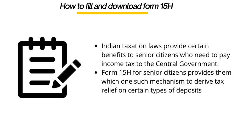 How to fill and download form 15H?