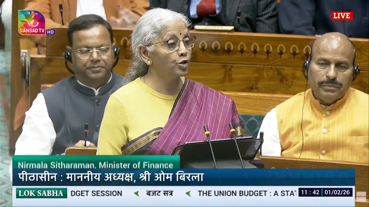 बजट 2026 अपडेट: FM निर्मला सीतारमण का 9वां बजट, टैक्स बदलाव और हाइलाइट्स