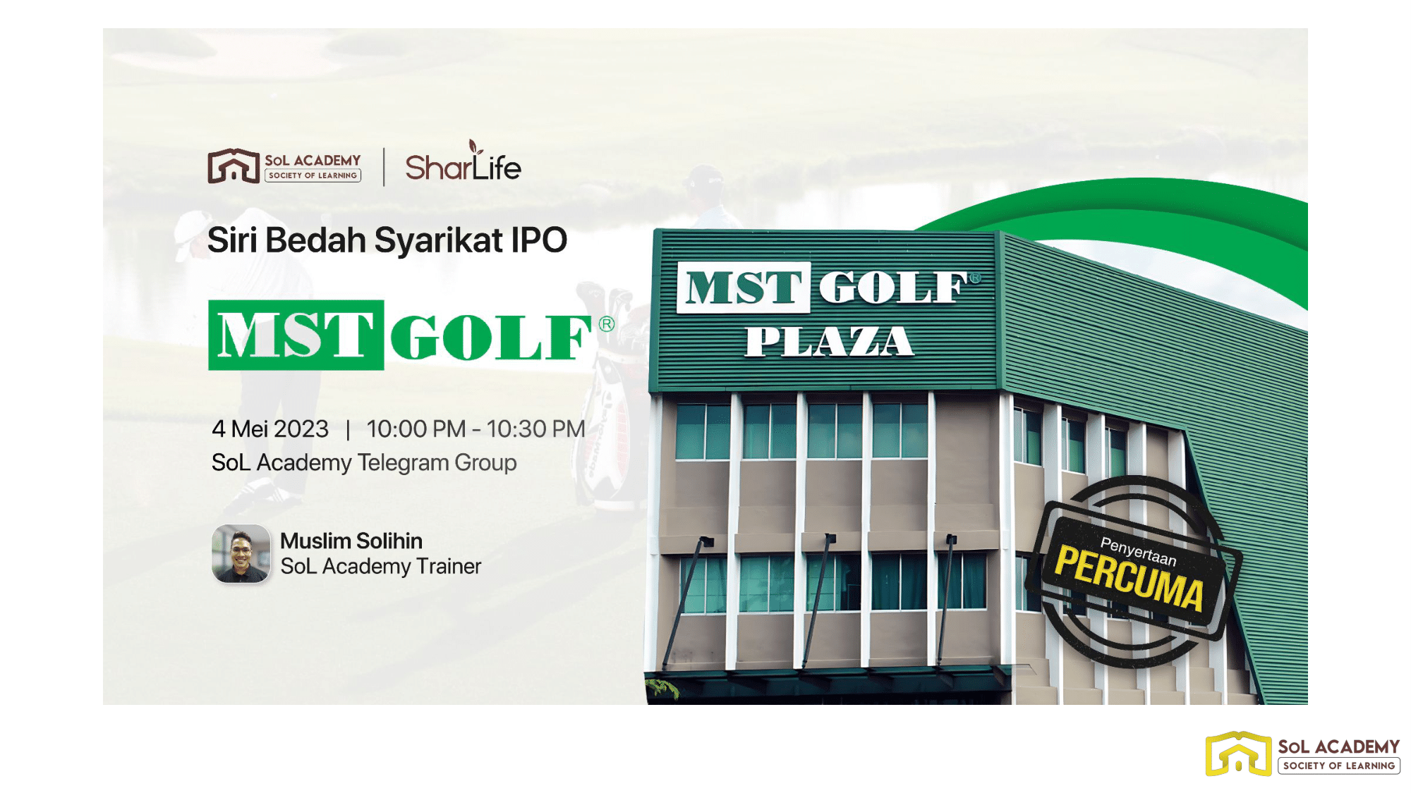 MST Golf Group Berhad IPO Shariah Status