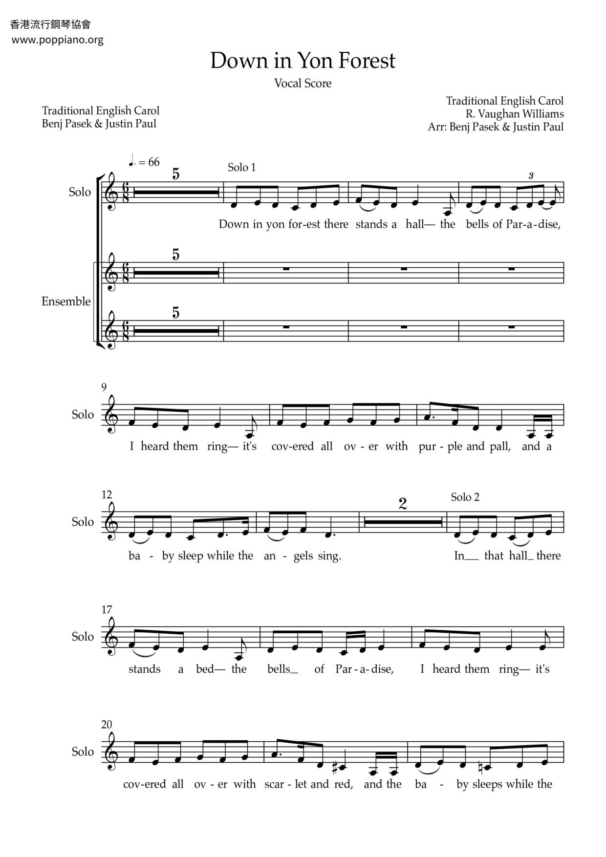 Twila Paris-Down In Yon Forest Sheet Music pdf, - Free Score Download ★