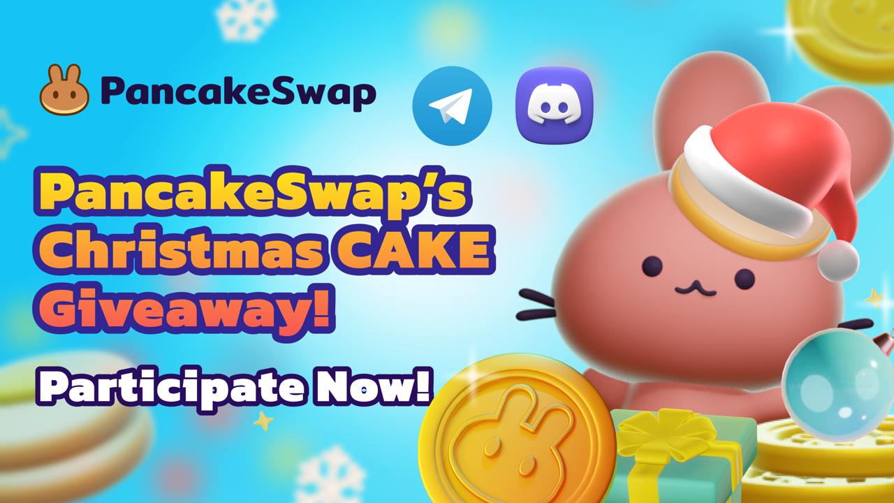 🎄Celebrate the Holidays with PancakeSwap’s Christmas CAKE Giveaway ...