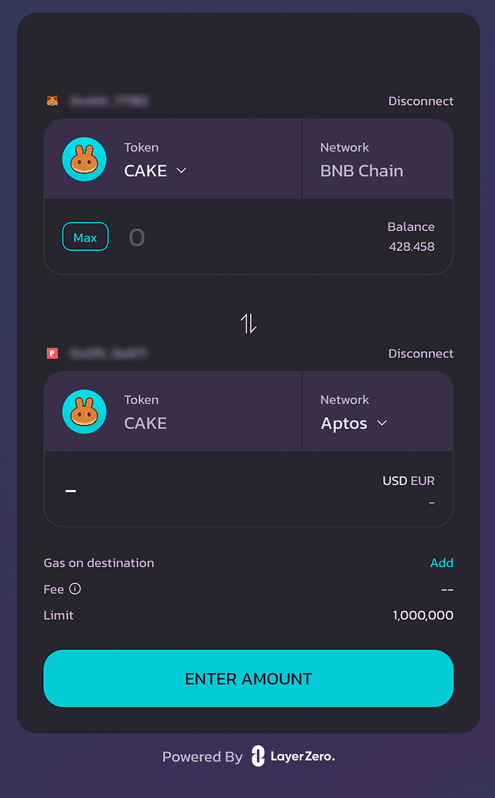 Introducing CAKE token bridging to Aptos with PancakeBridge and LayerZero OFT! | PancakeSwap