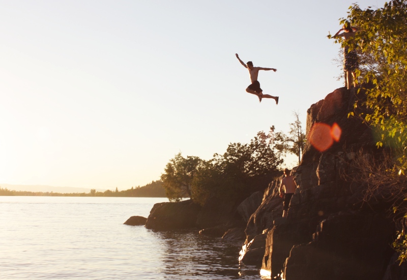 Cliff Jumping in Hampi - Today’s offer Rs.150 ( 40 % off)