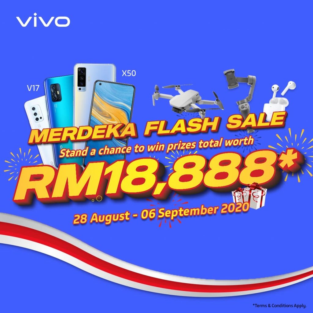 Merdeka Flash Sale Dari Vivo Sempena Bulan Kemerdekaan