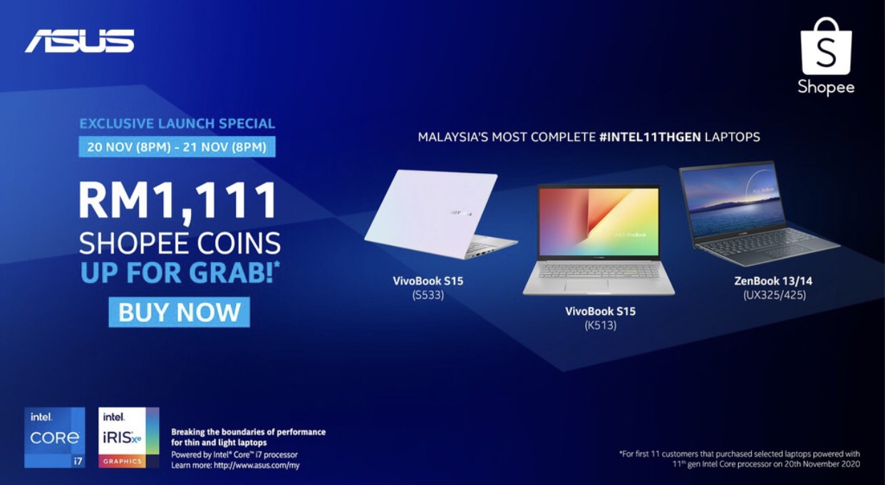 ASUS Tawar Dua Promosi Untuk Pembelian Laptop Bermula Hari Ini