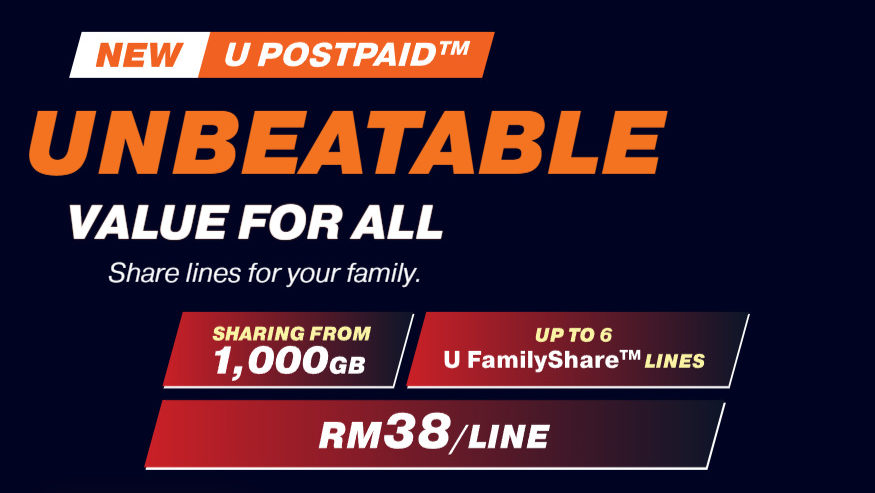 U Mobile Tawar RM98 Untuk 1000GB, Tiada Lagi Giler Unlimited Dan Hero