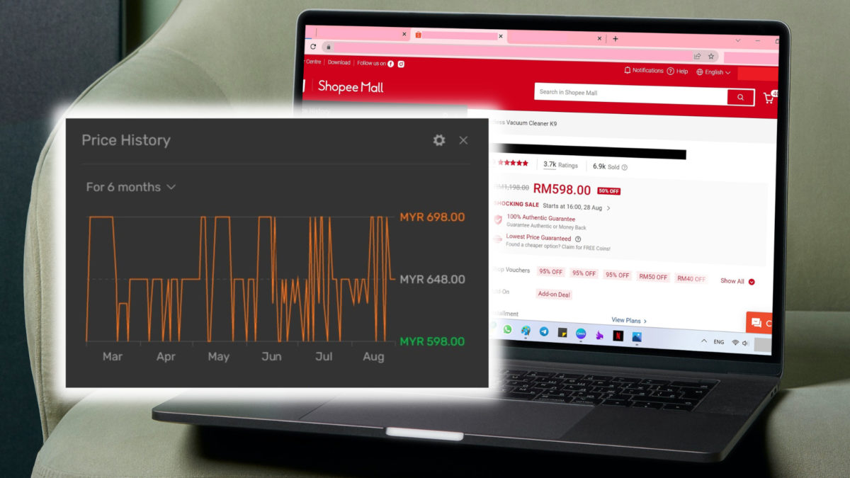 Cara Ketahui Harga Sebenar Produk Di Shopee Dan Lazada Sebelum "Diskaun"