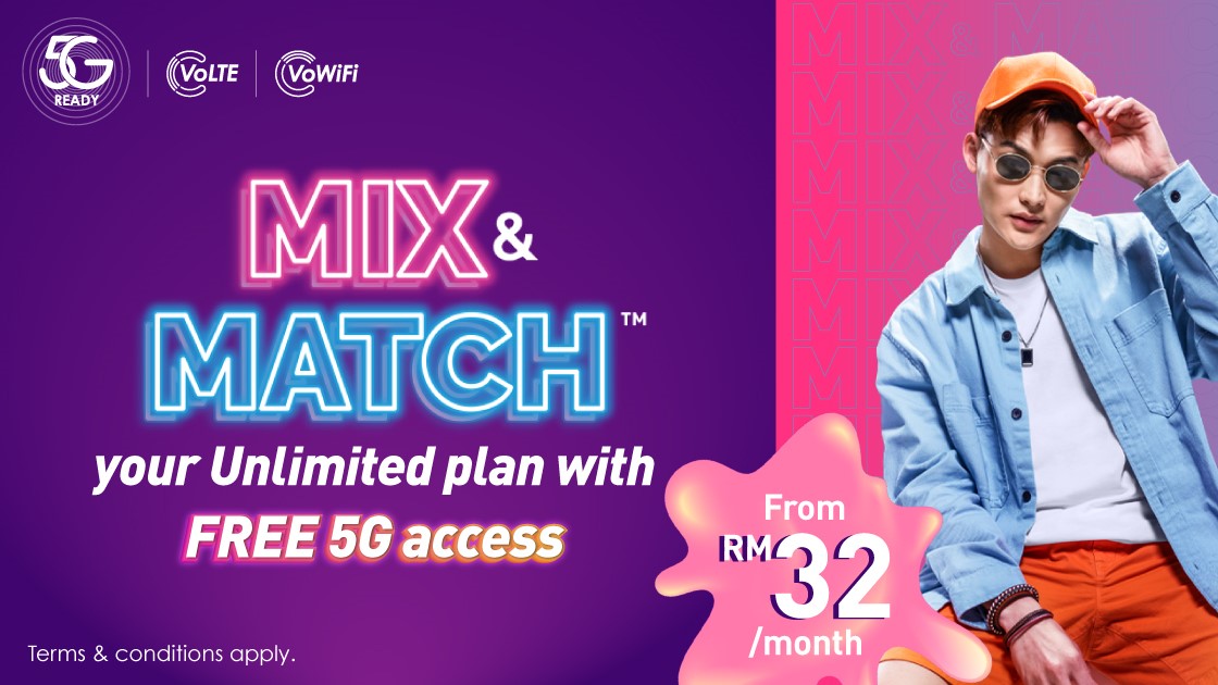 5G: Pengguna Mix & Match Celcom Kena Bayar Ekstra RM10 Mulai 1 Januari