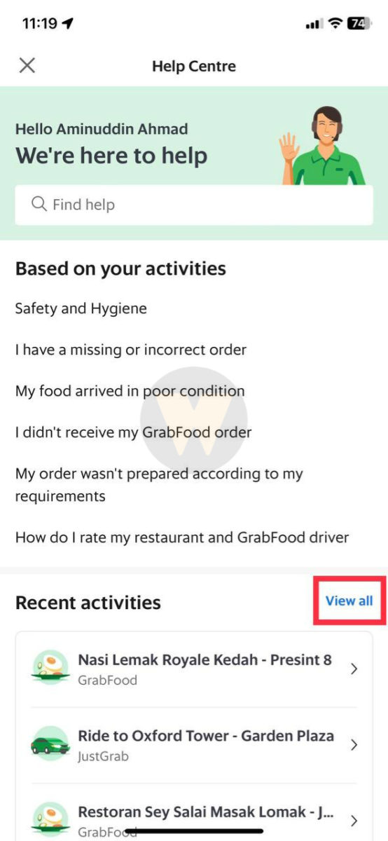 Cara Dapatkan Resit Untuk Transaksi Grab Yang Lama