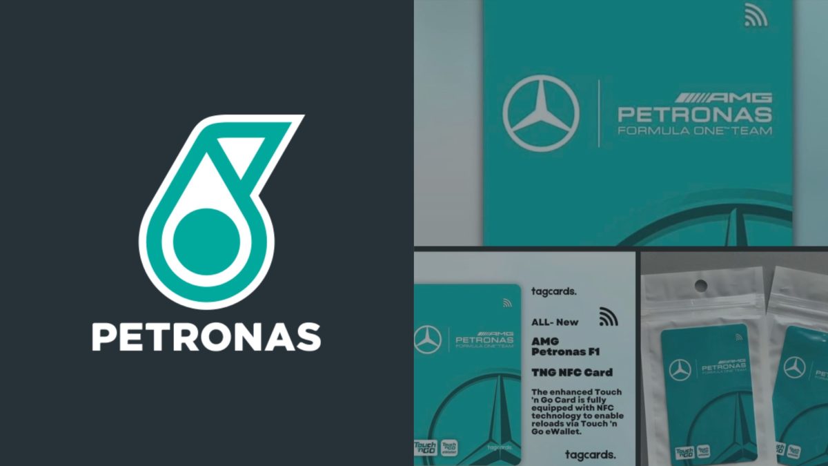Logo PETRONAS Dan Mercedes-AMG Pada Kad TNG NFC Diguna Tanpa Kebenaran
