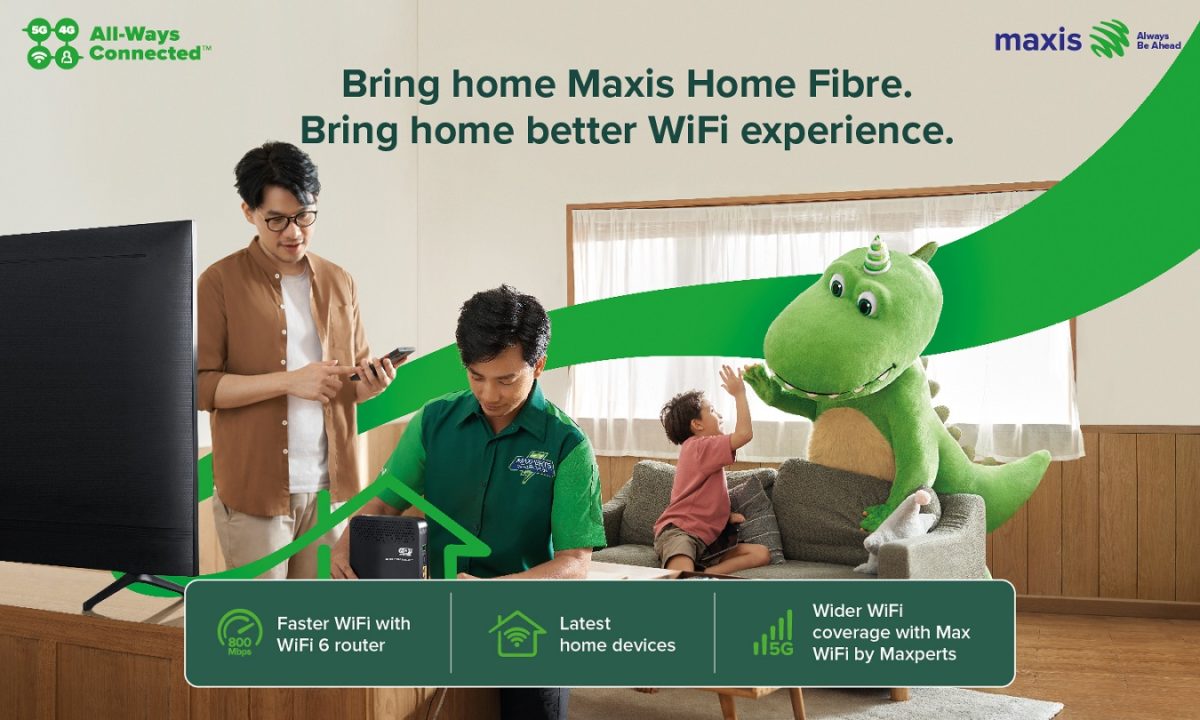 Cepat Daftar Dan Nikmati Maxis Home Fibre Dengan Percuma Selama 6 Bulan