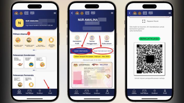 Cara Semak Lesen Memandu Dan 'Road Tax' Digital Melalui Aplikasi MyJPJ