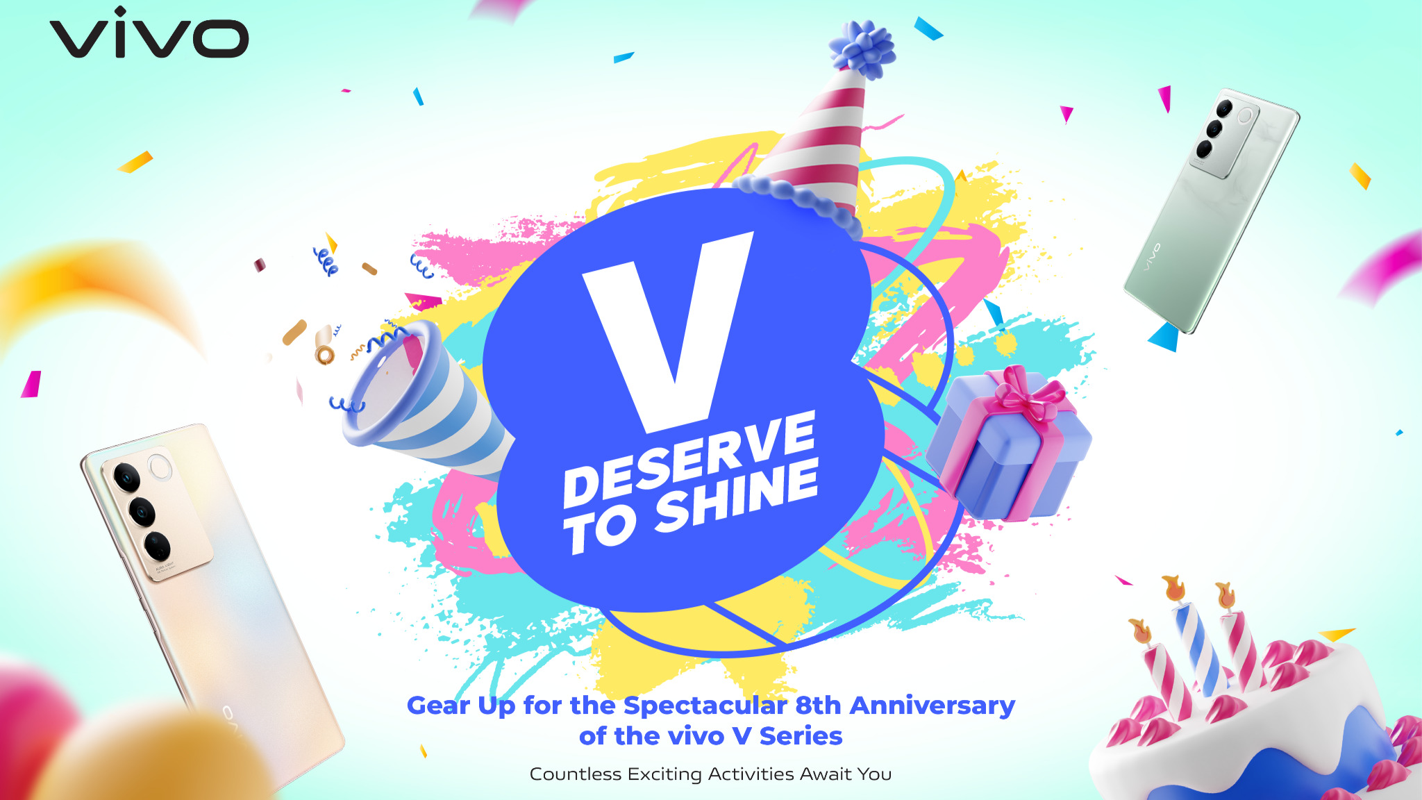 vivo Raikan Ulang Tahun Siri vivo V Ke 8 Dengan Pelbagai Aktiviti Menarik
