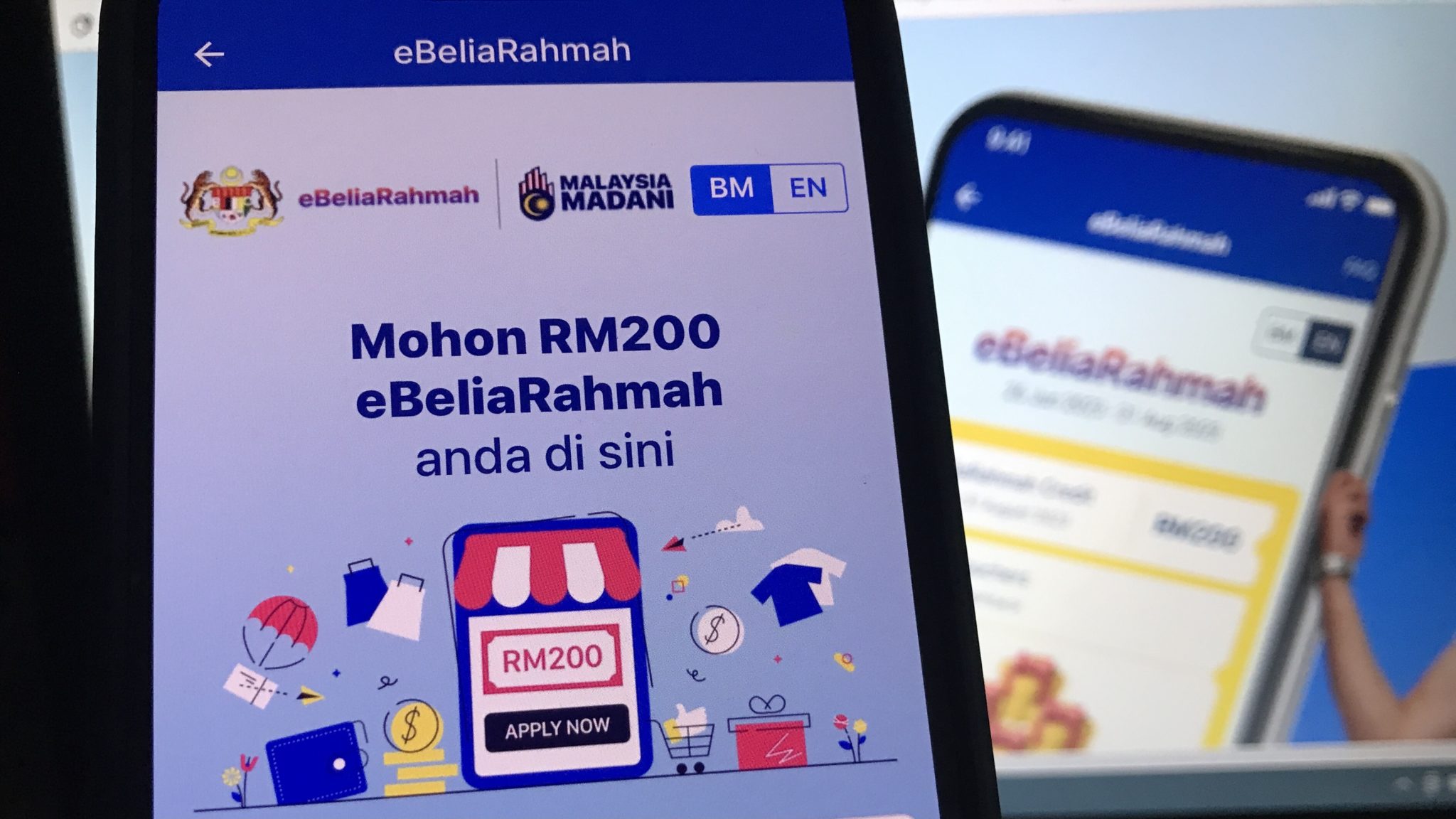 Cara Mohon Kredit RM200 eBeliaRahmah Melalui TNG eWallet