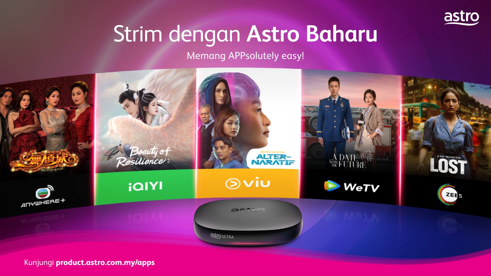 Pelanggan Astro Nikmati Harga Menarik Akses Untuk 5 Aplikasi Penstriman Ini