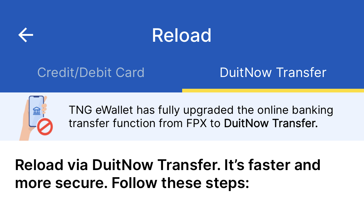 Tiada Lagi FPX, Tambah Nilai TNG eWallet Kini Hanya Melalui DuitNow ...