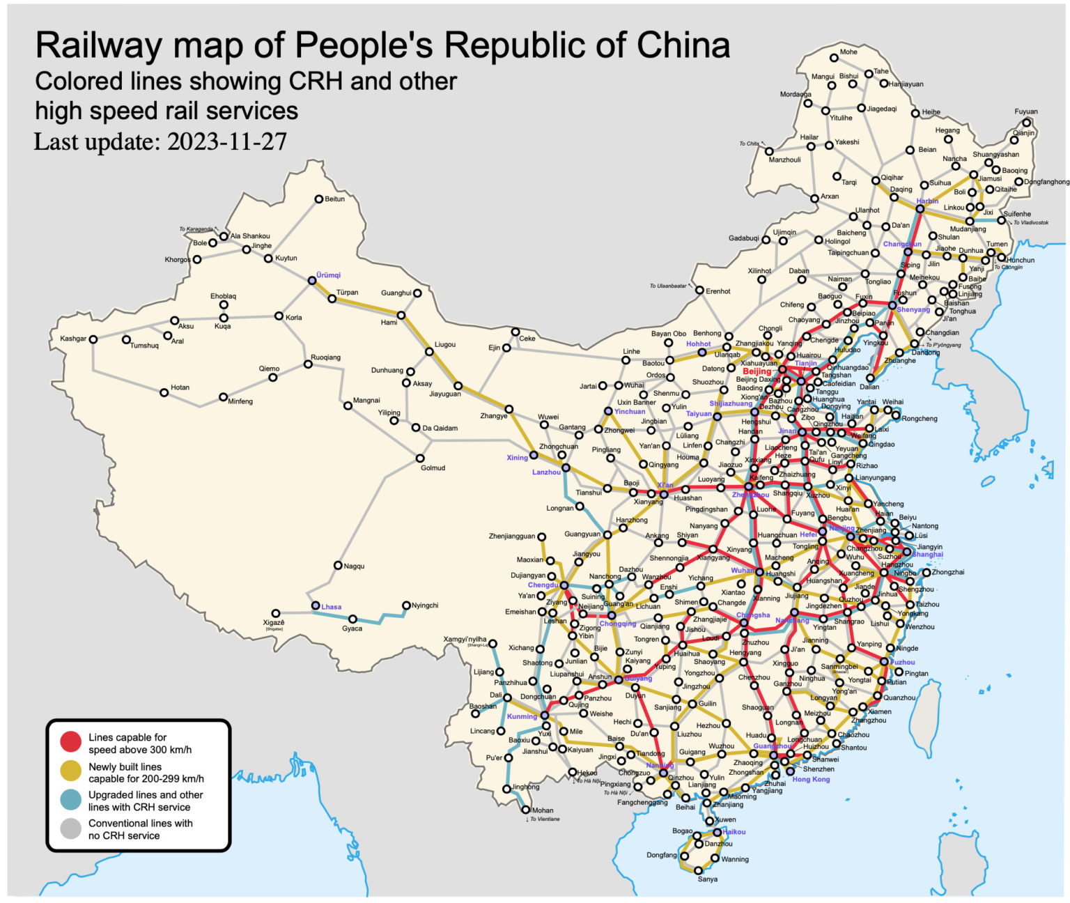 Rangkaian Kereta Api Berkelajuan Tinggi Terbesar Di Dunia Kini Diurus ...