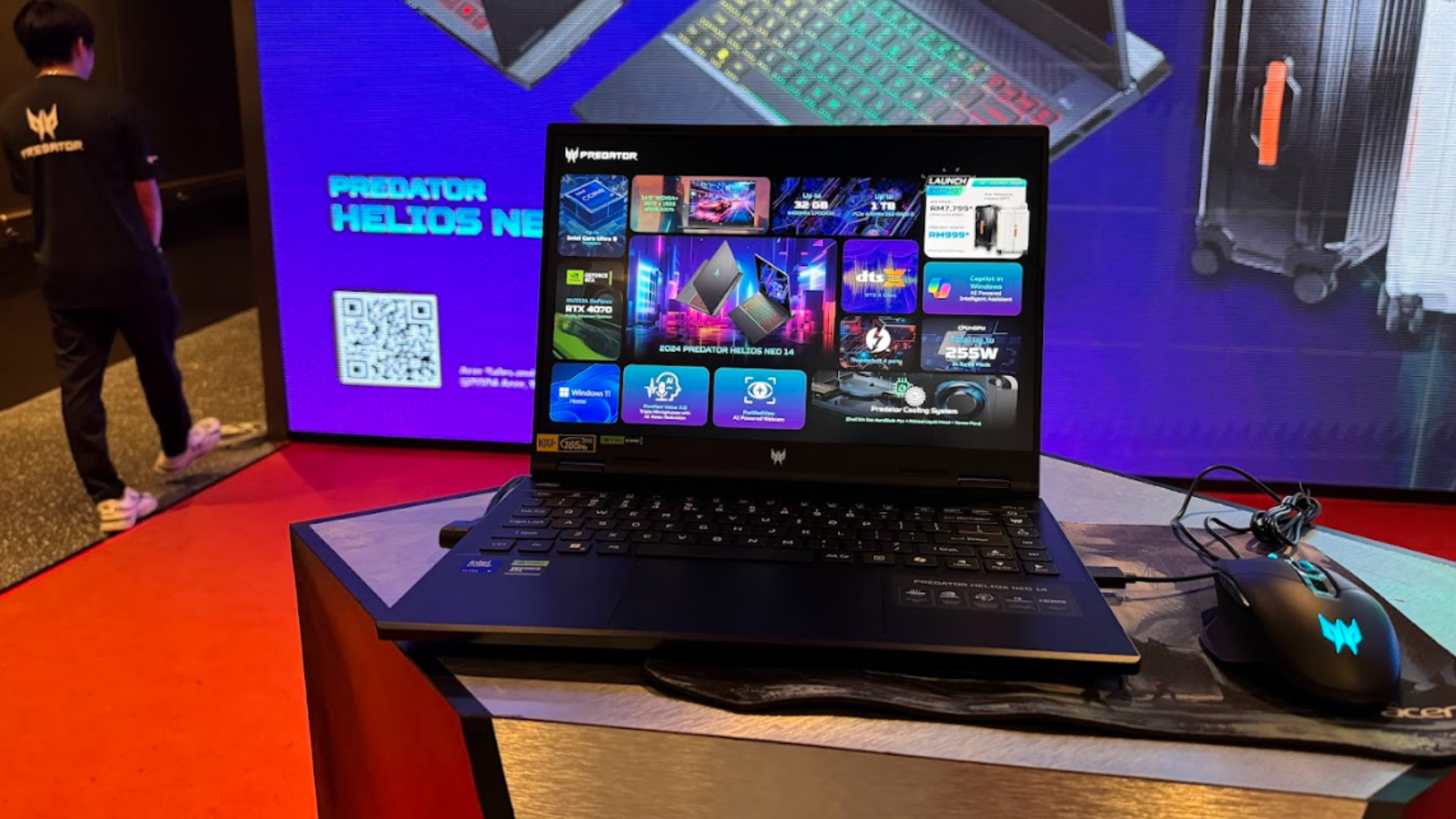 Acer Predator Helios Neo 14 Rasmi - Intel Core Ultra 9, RTX 4070