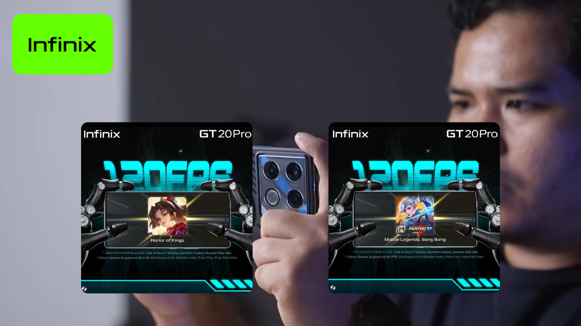 HOK Dan MLBB Kini 120FPS Dengan Infinix GT 20 Pro