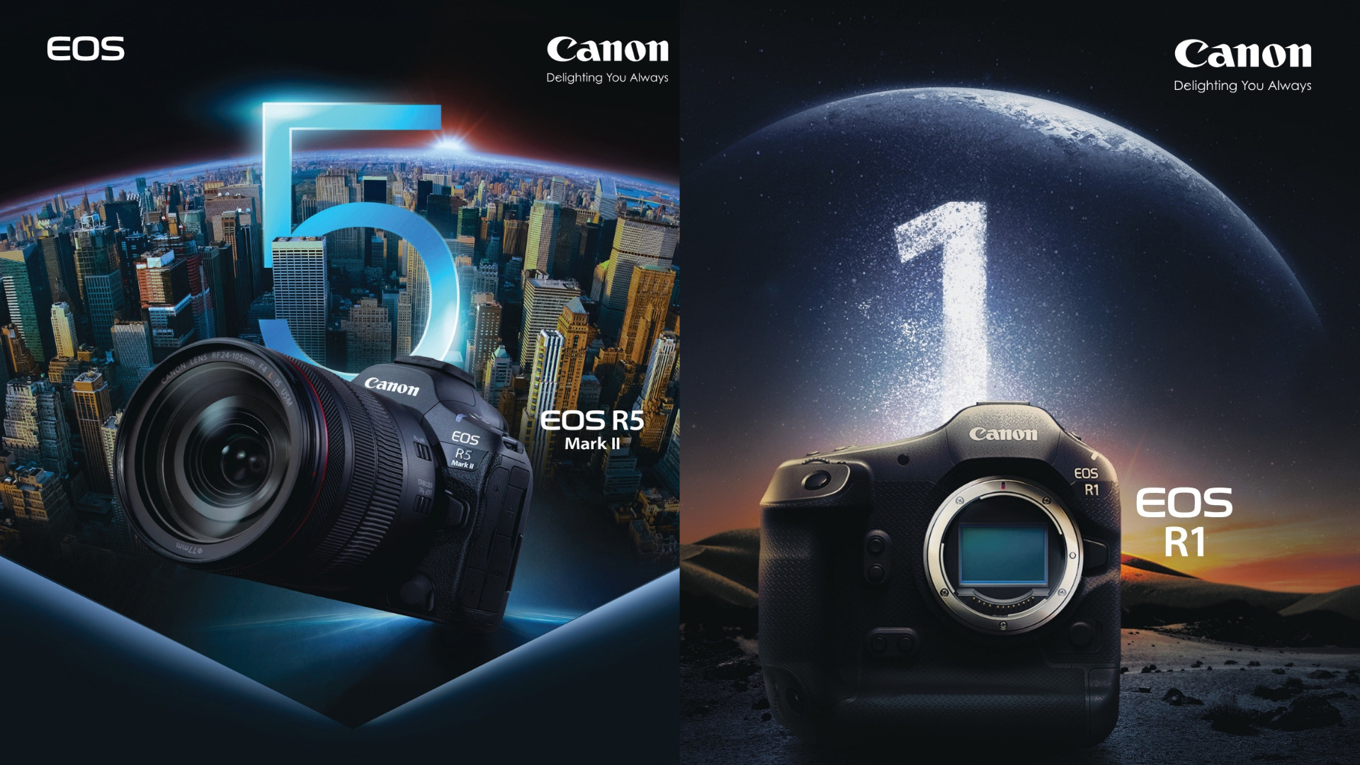 Canon Umum EOS R1 Dan EOS R5 Mark II, Harga Dari RM18,999