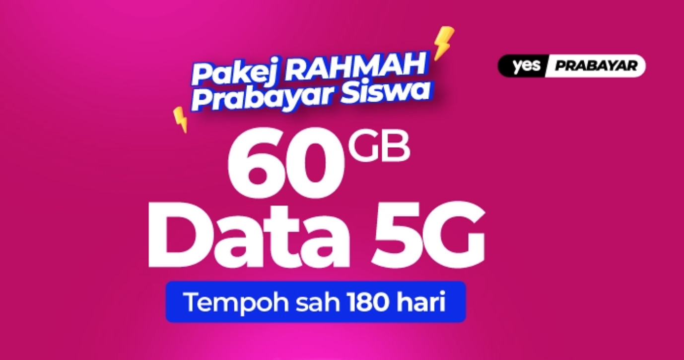 Pakej RAHMAH Prabayar Siswa Dibuka, Ini Yang Anda Perlu Tahu