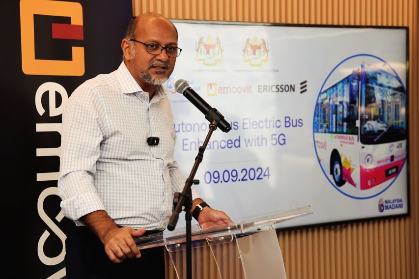 DNB Dan Ericsson Adakan Demonstrasi Penggunaan 5G Di Dalam Bas Autonomi