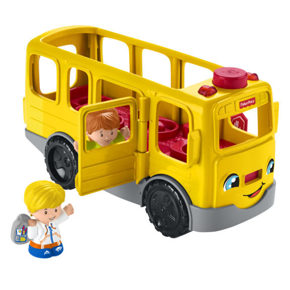 Mainan Bus Sekolah Little People® Sit with Me School Bus Anak Bayi ...